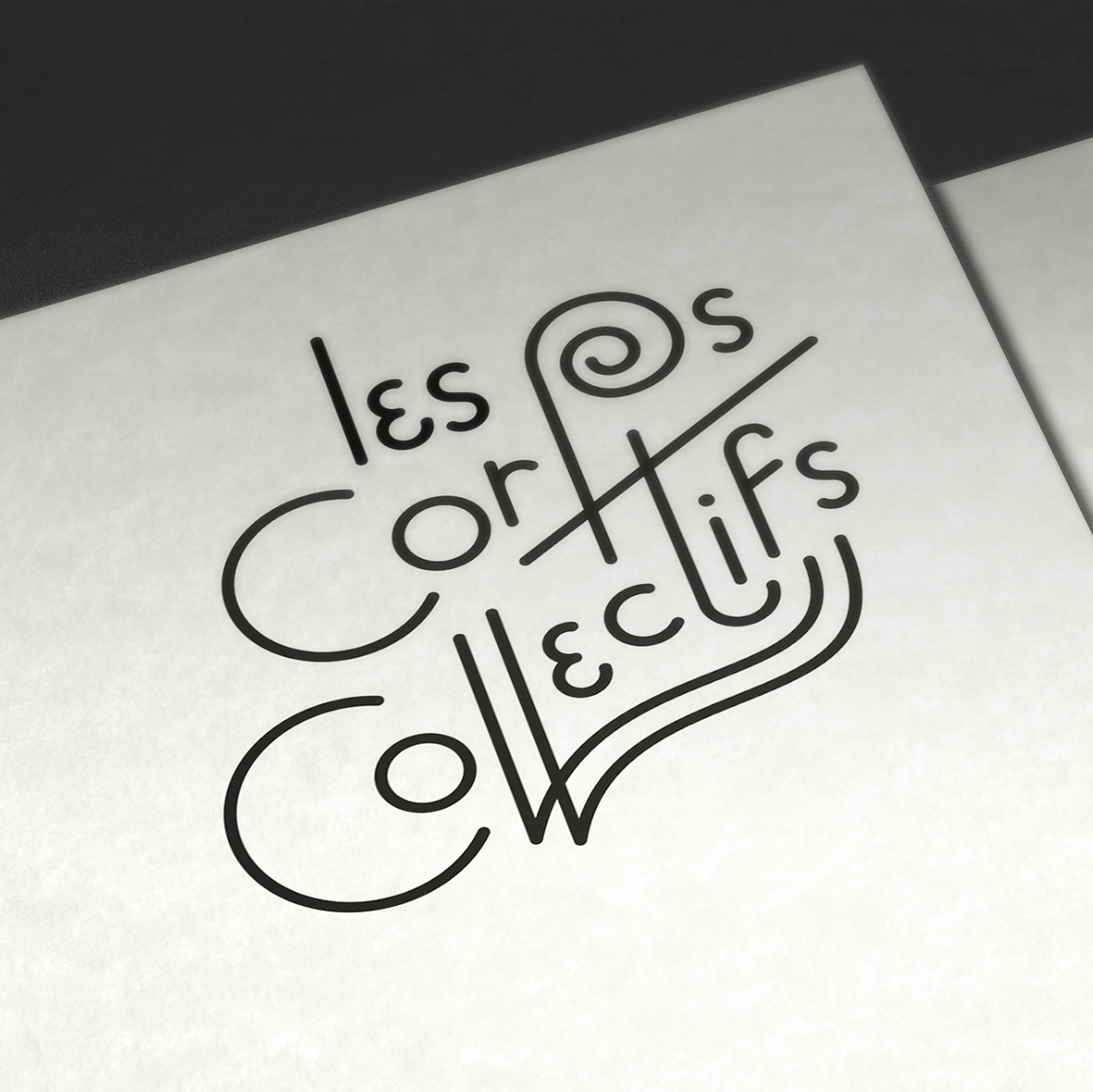 Logo Les Corps Collectifs - Antoine Vivier - Graphiste